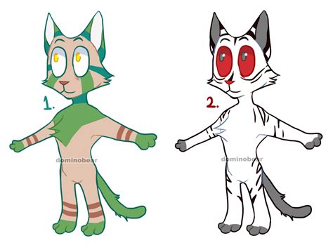 Chibi Cat Adoptables 1 2 Open By Dominobear On Deviantart