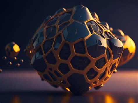 Premium Ai Image Molecular Design Closeup Ai Generative