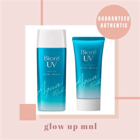 Biore Uv Aqua Rich Watery Essence Gel Spf50 Pa 70ml Shopee