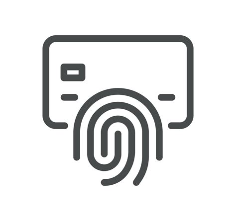 Biometric Related Icon Outline And Linear Vector 24233518 Vector Art At Vecteezy