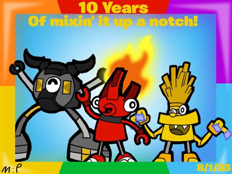 Mixels 10 Rad Years By Mr Ultra On Deviantart