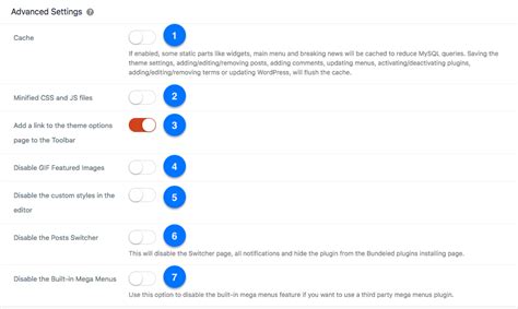advanced settings jannah docs