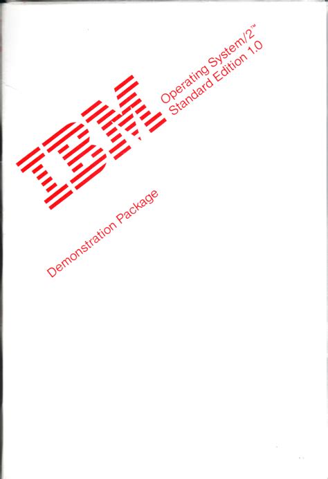 IBM OS Standard Edition Program Diskettes IBM Free Download Borrow And Streaming