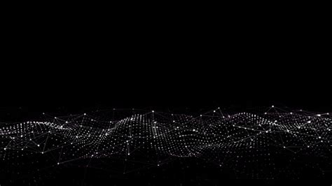 입자의 추상 기술 물결 빅 데이터 시각화 모션 도트가 있는 배경 인공지능 가리키기에 대한 스톡 사진 및 기타 이미지 가리키기 가상현실 개념 Istock