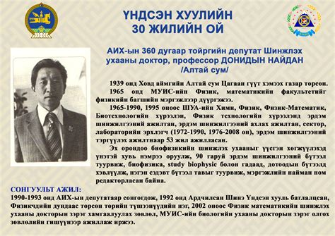 МОНГОЛ УЛСЫН ШИНЭ ҮНДСЭН ХУУЛИЙН 30 ЖИЛИЙН ОЙГ ТОХИОЛДУУЛАН АРДЫН ИХ ХУРАЛД ХОВД АЙМГААС