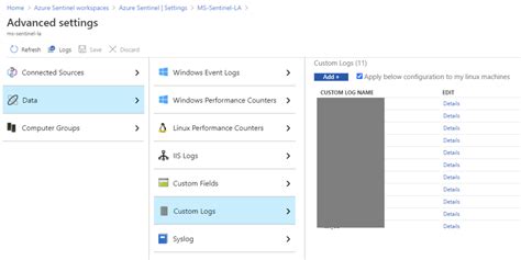 Azure Sentinel Data Connectors Managed Sentinel