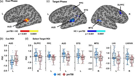 Cue And Target Phase Activation And Pscs Panel A Depicts Increased