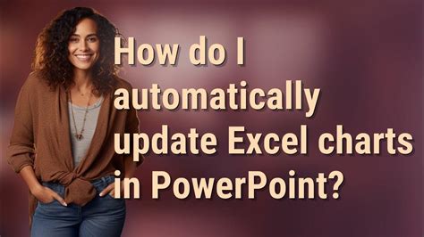 How Do I Automatically Update Excel Charts In Powerpoint Youtube