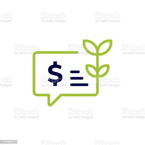 수익성 있는 투자 조언의 아이콘 벡터 개념은 댓글과 성장하는 식물 기호에 달러로 설명되어 있습니다 소셜 미디어 웹 사이트 웹 포스터 모바일 앱에 사용할 수 있습니다 0명에