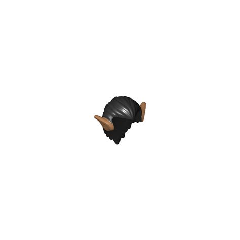 Lego Minifigure Figure Hair With Medium Dark Flesh Ears 16508 Brick Owl Lego Marketplace