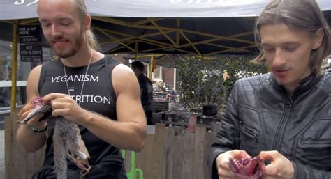 Warning Graphic Content Controversial Anti Vegan Protester May Have