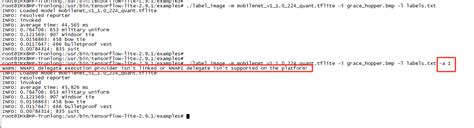 Imx8mp Error Running Tensorflow Lite Case Nxp Community