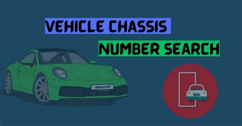 Vehicle Chassis Number Search Check Details By Chassis No