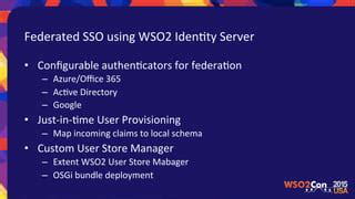WSO Con USA End To End Microservice Architecture With WSO Identity Server And WSO API
