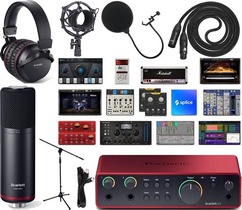 Focusrite Scarlett 2i2 Studio 4th Gen Usb Audio Interface