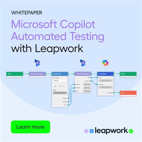 Microsoft Copilot Automated Testing With Leapwork Leapwork