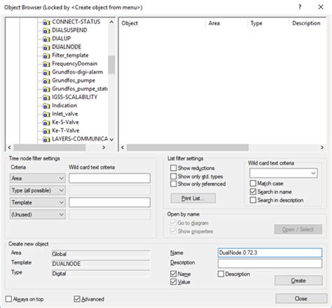 DualNode Status Object
