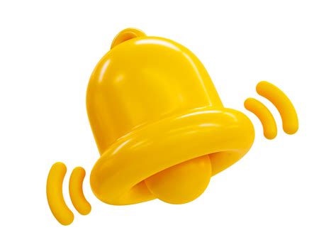 3d Minimal Turn On Notification Concept New Update Reminder New Notification Alert A Bell