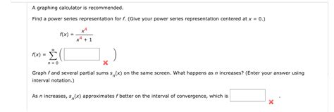 Solved A Graphing Calculator Is Recommended Find A Power Chegg
