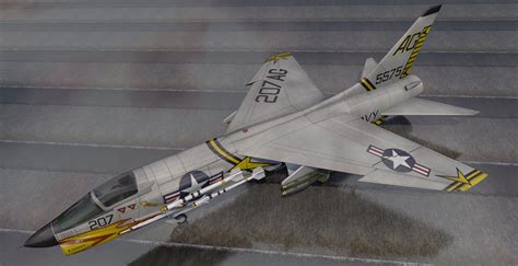 Vought F 8 Crusader 3d Model By Chipbasschaos