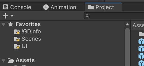 Favorites In Project Stored Cross Project And Dont Work Unity Engine Unity Discussions
