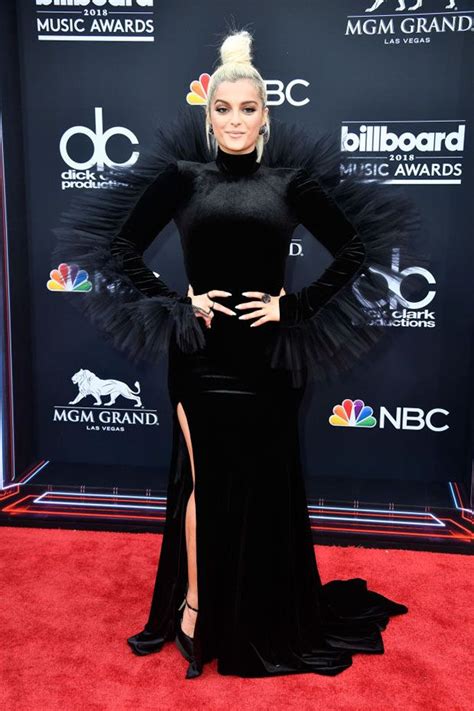Bebe Rexha In Christian Siriano 2018 Billboard Music Awards Red