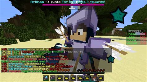 Minecraft Hacker Arkhamnetwork YouTube