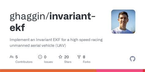 Github Ghaggin Invariant Ekf Implement An Invariant Ekf For A High Speed Racing Unmanned