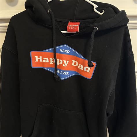 Happy Dad Hard Seltzer Hooded Sweatshirt Large Size Depop