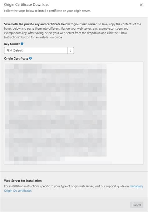 Cloudflare Origin Server Certificate For Iis Windows Server To Allow Ssltls Encryption Mode
