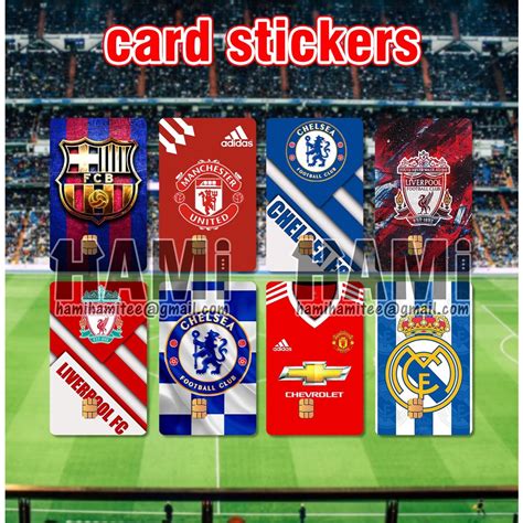 Football Club Sticker Manchester Kad Sticker Liverppool Barcelona