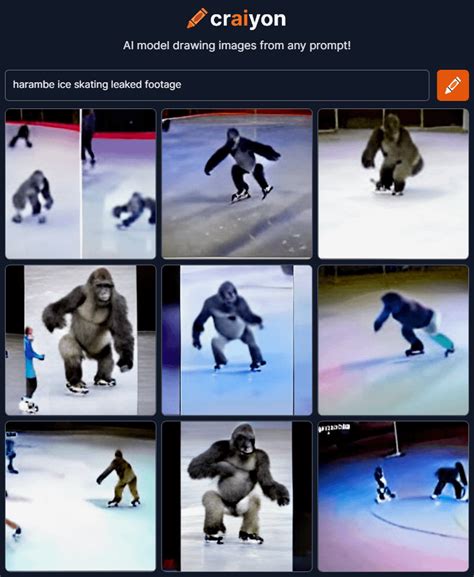 Harambe Ice Skating Leaked Footage R Weirddalle