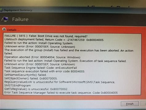 mdt error using usb during deployment software spiceworks community