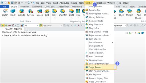 how to use the script record function to add attributes to parts technical knowledge base en