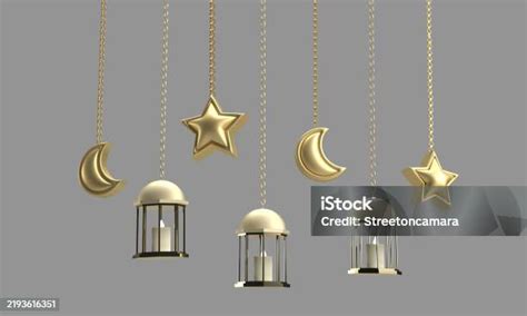 별 달 램프 전구 체인 개체 상징 기호 라마단 카림 이드 무바라크 이슬람교 무슬림 종교 아라비아 말 칸델라 4 월 2 월 3 월 달 2025 년 라마단 무바라크 장식 모스크