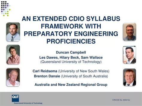 PPT AN EXTENDED CDIO SYLLABUS FRAMEWORK WITH PREPARATORY ENGINEERING PROFICIENCIES PowerPoint