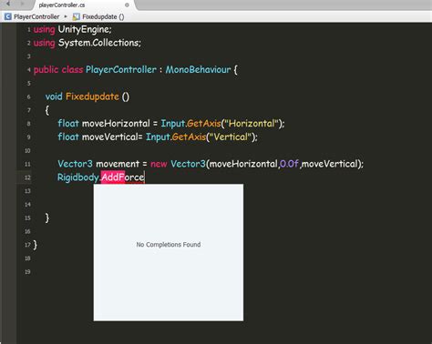 Can Not Find Rigidbodyaddforce Questions And Answers Unity Discussions