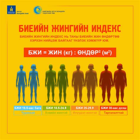 Нийгмийн Биеийн жин биеийн жингийн индекс хоёр өөр ойлголт Та өөрийн БЖИ ээ мэдэх үү Яг одоо