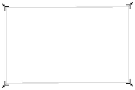 Rectangle Of Frame Border Simple Set 2 Graphic By Asesidea · Creative Fabrica