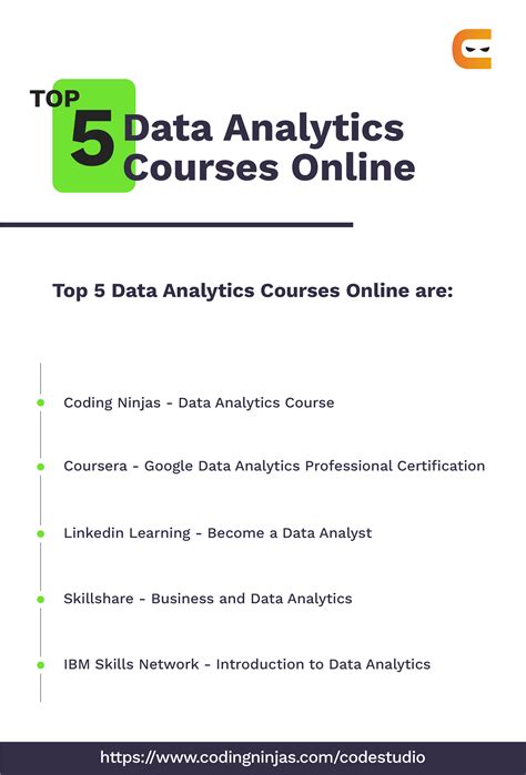 top 5 data analytics courses online in 2025