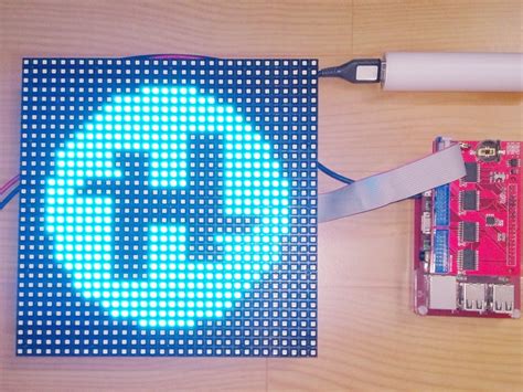 getting started with rgb matrix panel raspberry pi piday raspberrypi