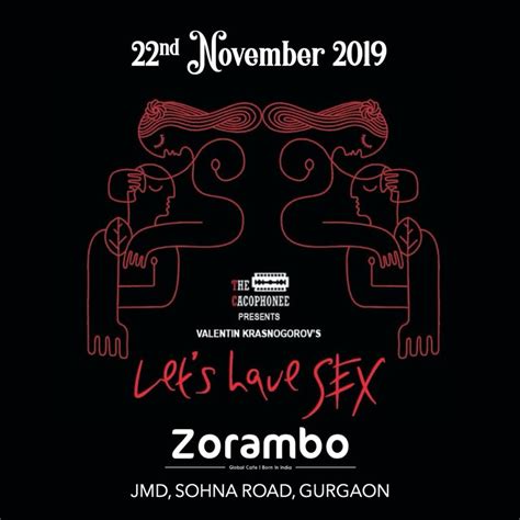 The Cacophonee I Dont Know About The Question But Sex Is Definitely The Answer Lets Have