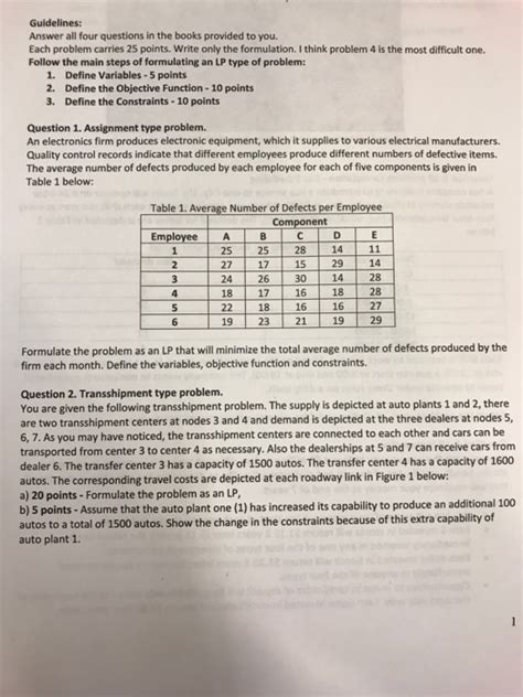 Solved Guidelines Answer All Four Questions In The Books