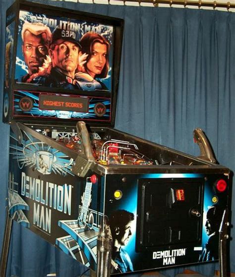 Demolition Man Pinball Machine Williams 1994 Image Gallery