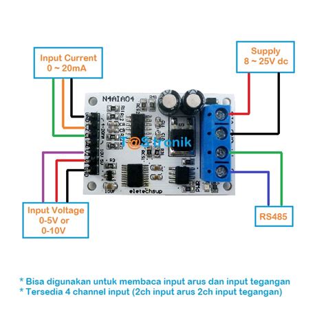 Jual Voltage Signal Acquisition Rs485 Current Transmitter Modbus Rtu Shopee Indonesia