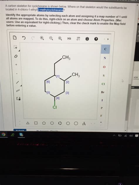 Solved A Carbon Skeleton For Cyclohexane Is Shown Below