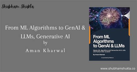 Book Review From Ml Algorithms To Genai And Llms