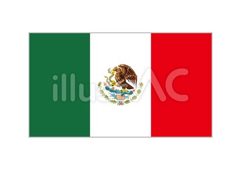 √ダウンロード イラスト 材 メキシコ 国旗 イラス 548664