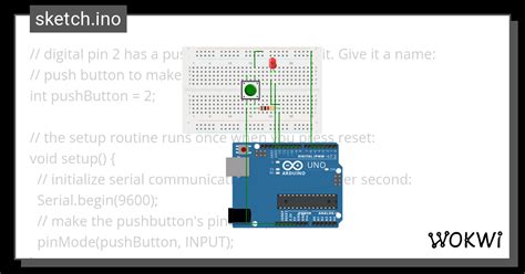 Pushbutton Wokwi Esp32 Stm32 Arduino Simulator