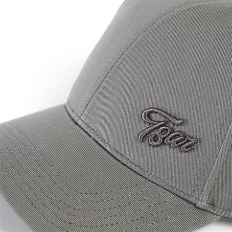 Marshal Script Grey Baseball Cap Dechkotzar